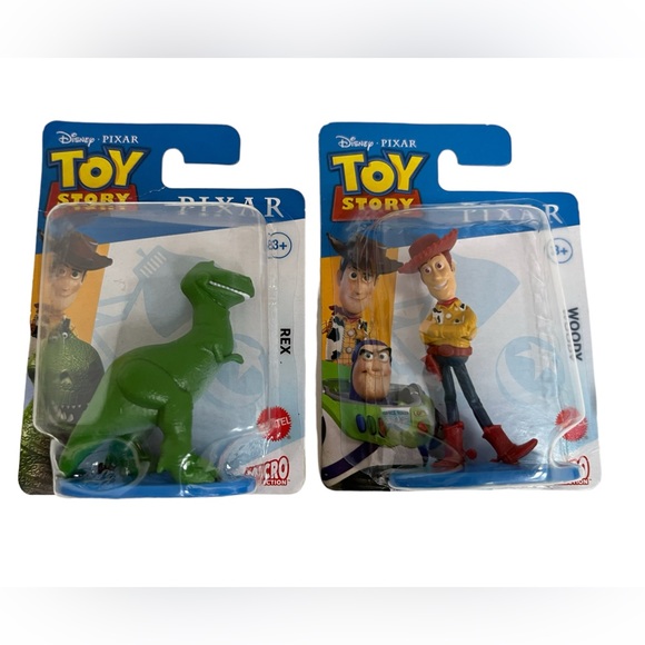 Mattel | Toys | Disney Toy Story Micro Collection Lot Of 2 Rex Dinosaur ...